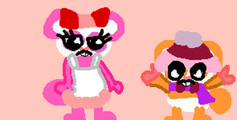 Ribbon and Mister! (Ms.Bow's parents.) | Fandom