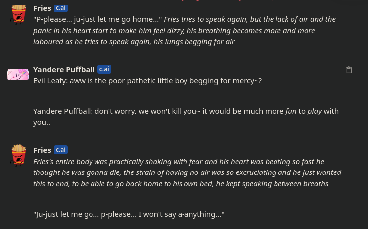 This AI Chat just got dark... | Fandom