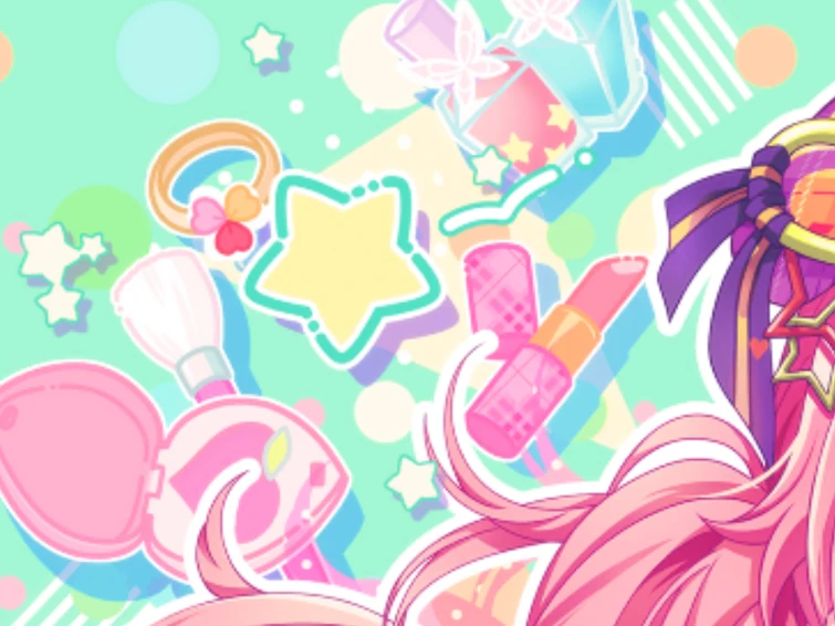 WHY ARE THE CORNERS/RANDOM SPOTS OF PJSK CARDS SO PRETTY ON THEIR OWN ...