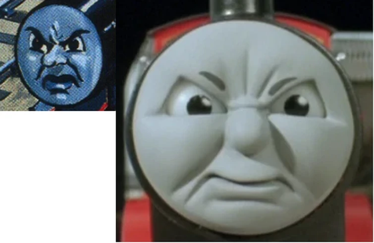 The basis for some of James' TV Series faces | Fandom