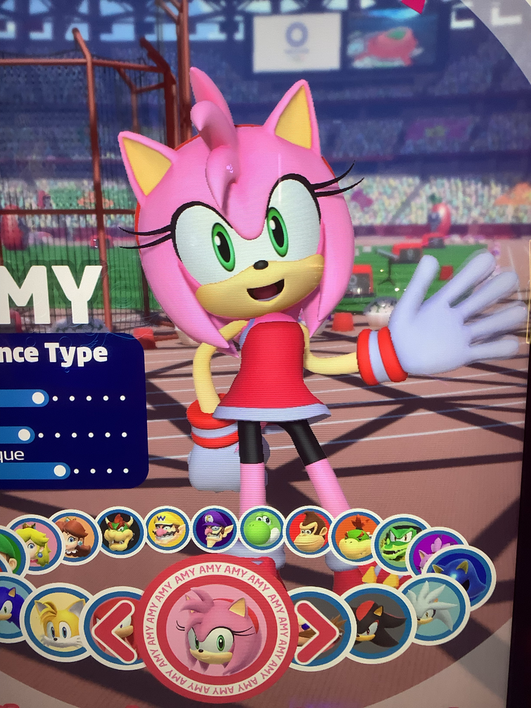 Amy Rose On The Arcade Section Screen Fandom