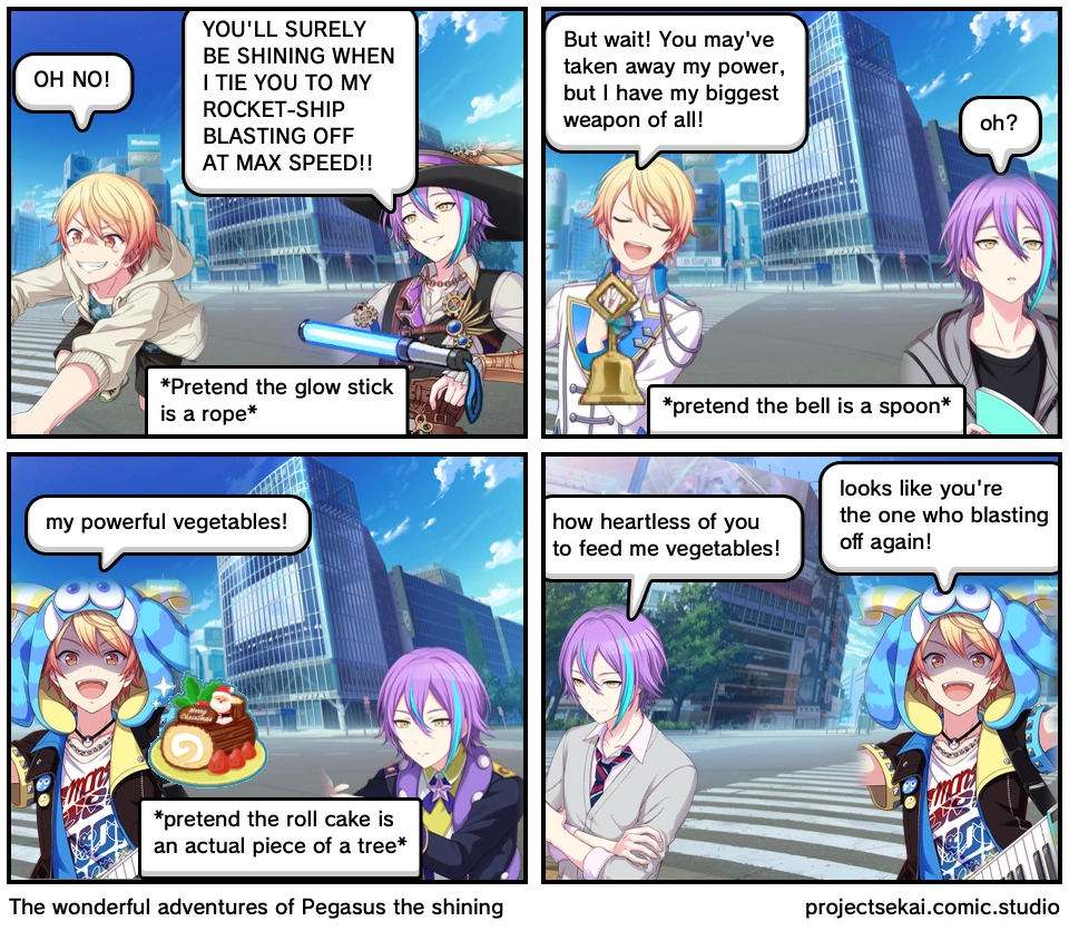 I did something with that pjsk comic website | Fandom