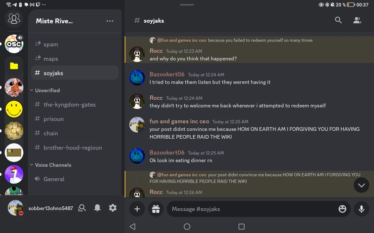 arguing with rocc again | Fandom