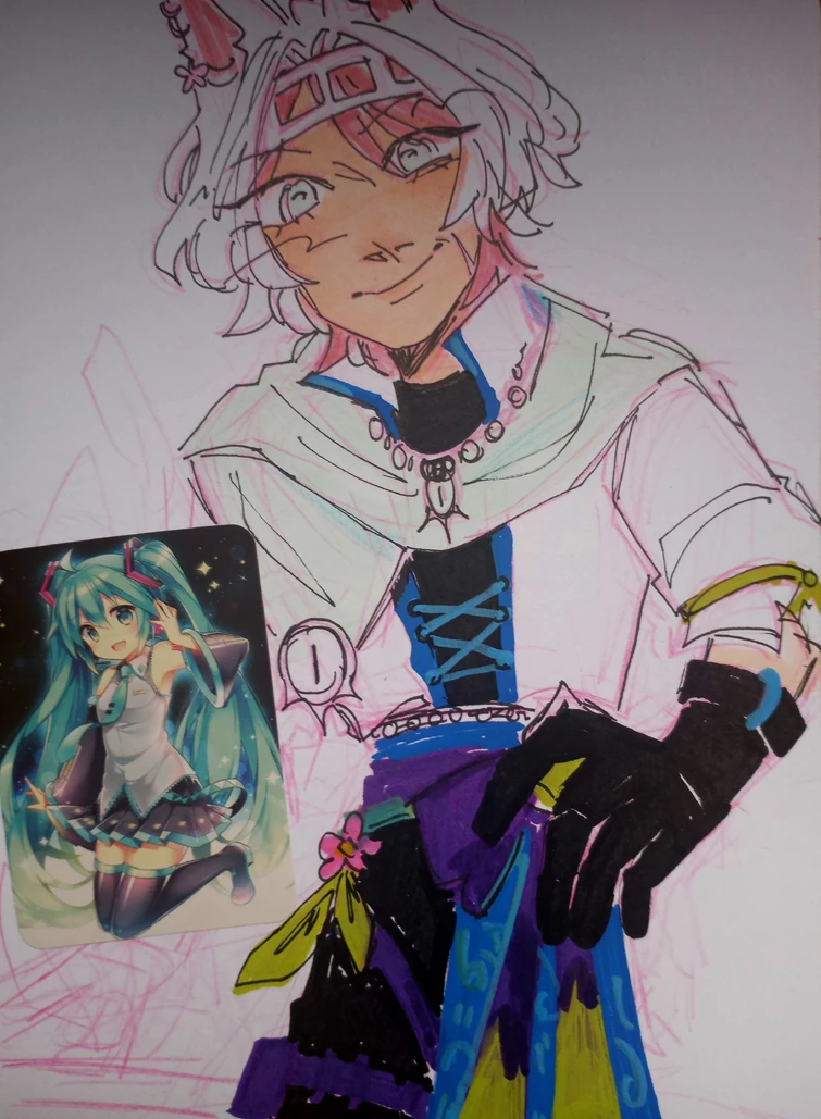 cyno and oc doodles | Fandom