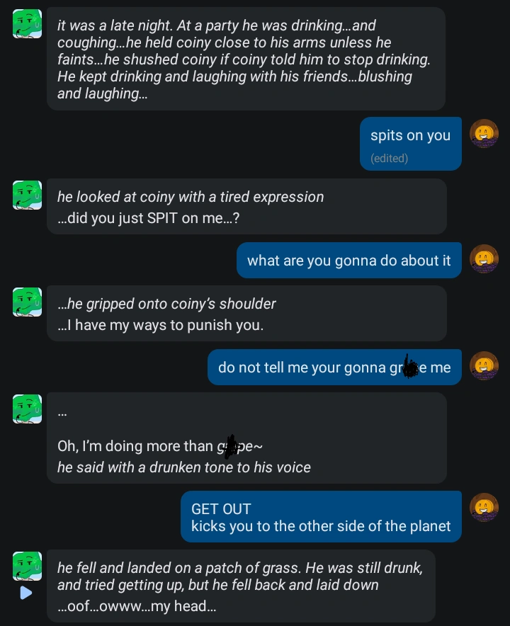 spits on you | Fandom