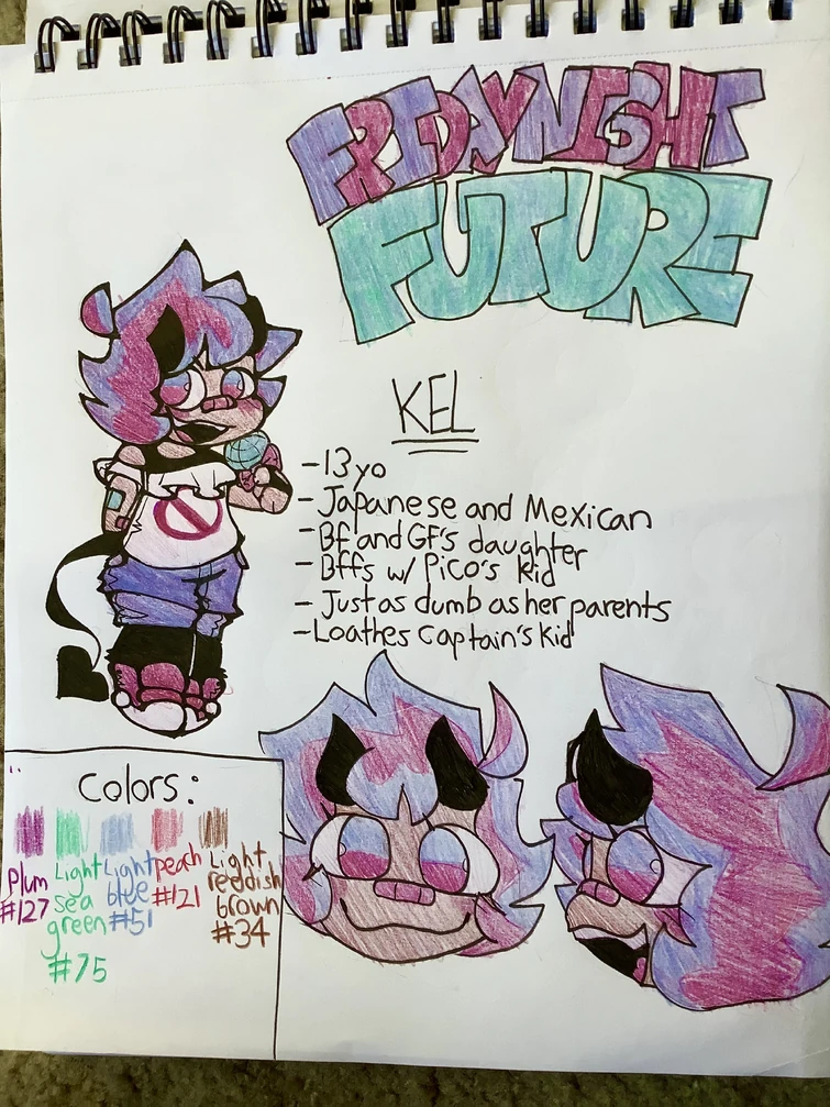 Ref sheet for my Bf and Gf fanchild :D | Fandom