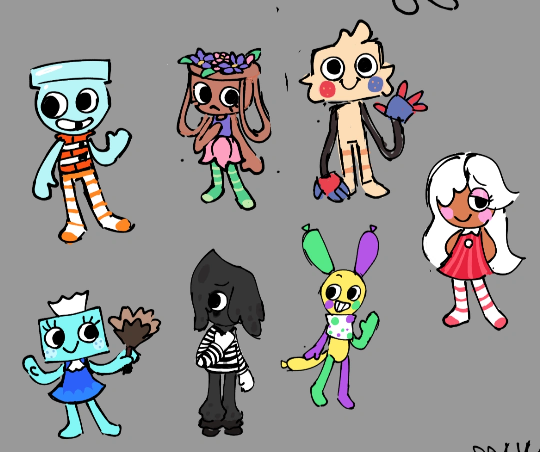 Drawing Dandys World characters without reference | Fandom