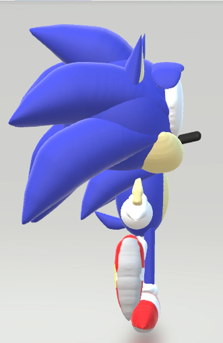 I tried to make Sonic in Paint 3D. | Fandom