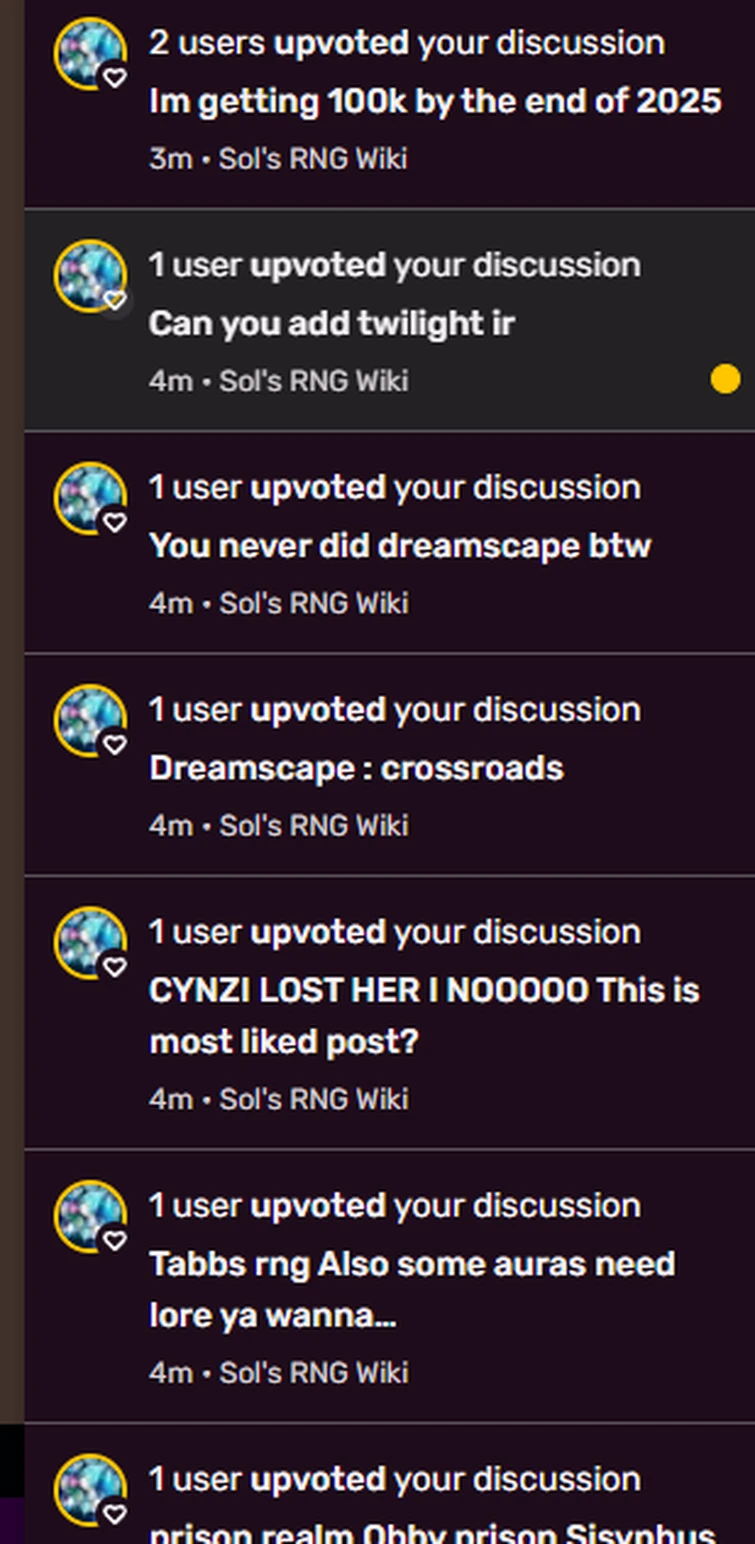 Sol's RNG Wiki Megathread | Fandom