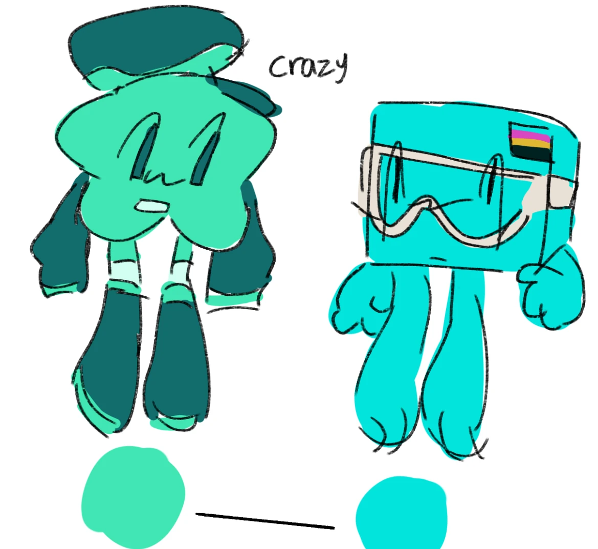 seafoam(oc) n cyan | Fandom