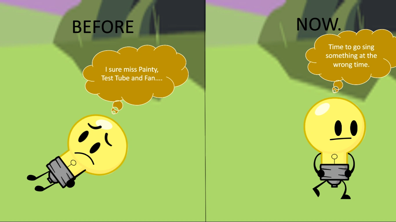 A Inanimate Insanity 2 Comic - Day Of A Lightbulb. | Fandom