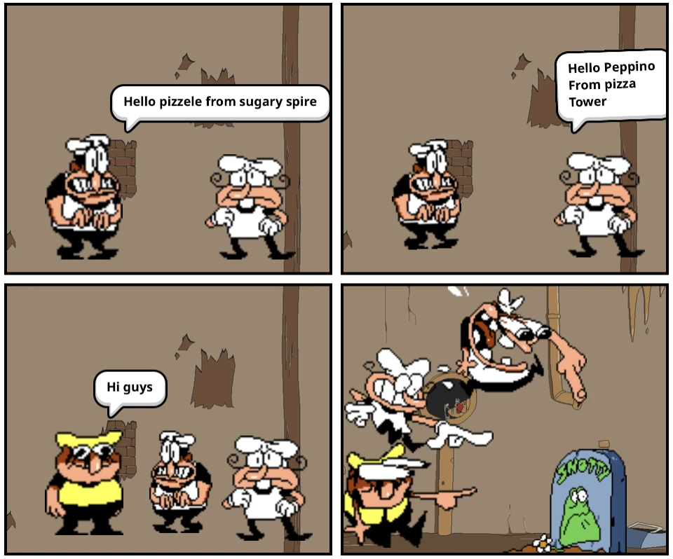 The Trio Ganging up to laugh at snotty’s grave | Fandom