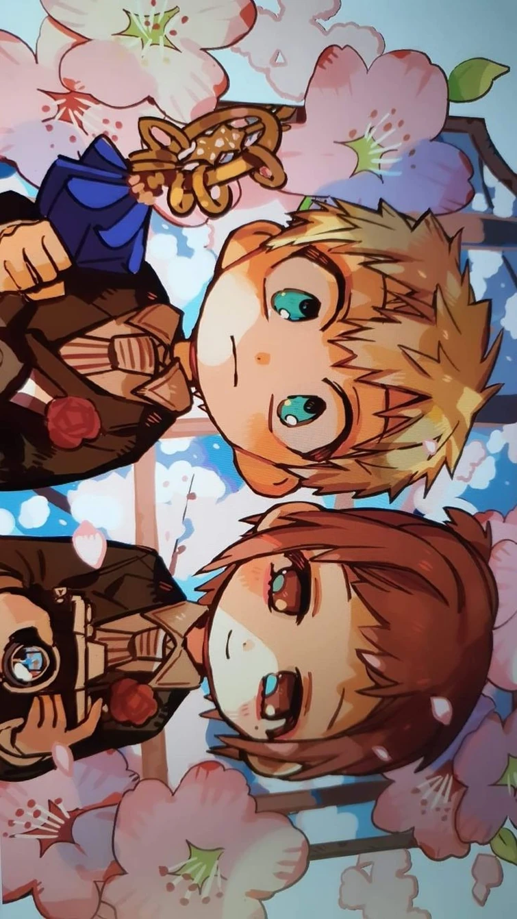 mitsuba and kou official art i stole from pinterest | Fandom