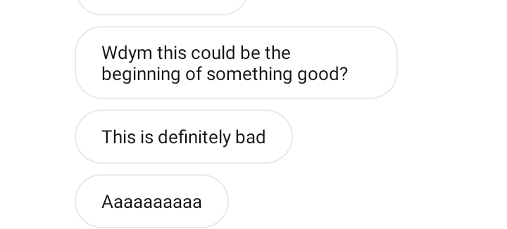 The text convos with me and my alternative account on Pinterest are ...
