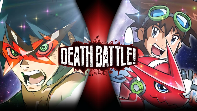 Simon the Digger vs Taiki and Shoutmon (Gurren Lagann vs Digimon) | Fandom