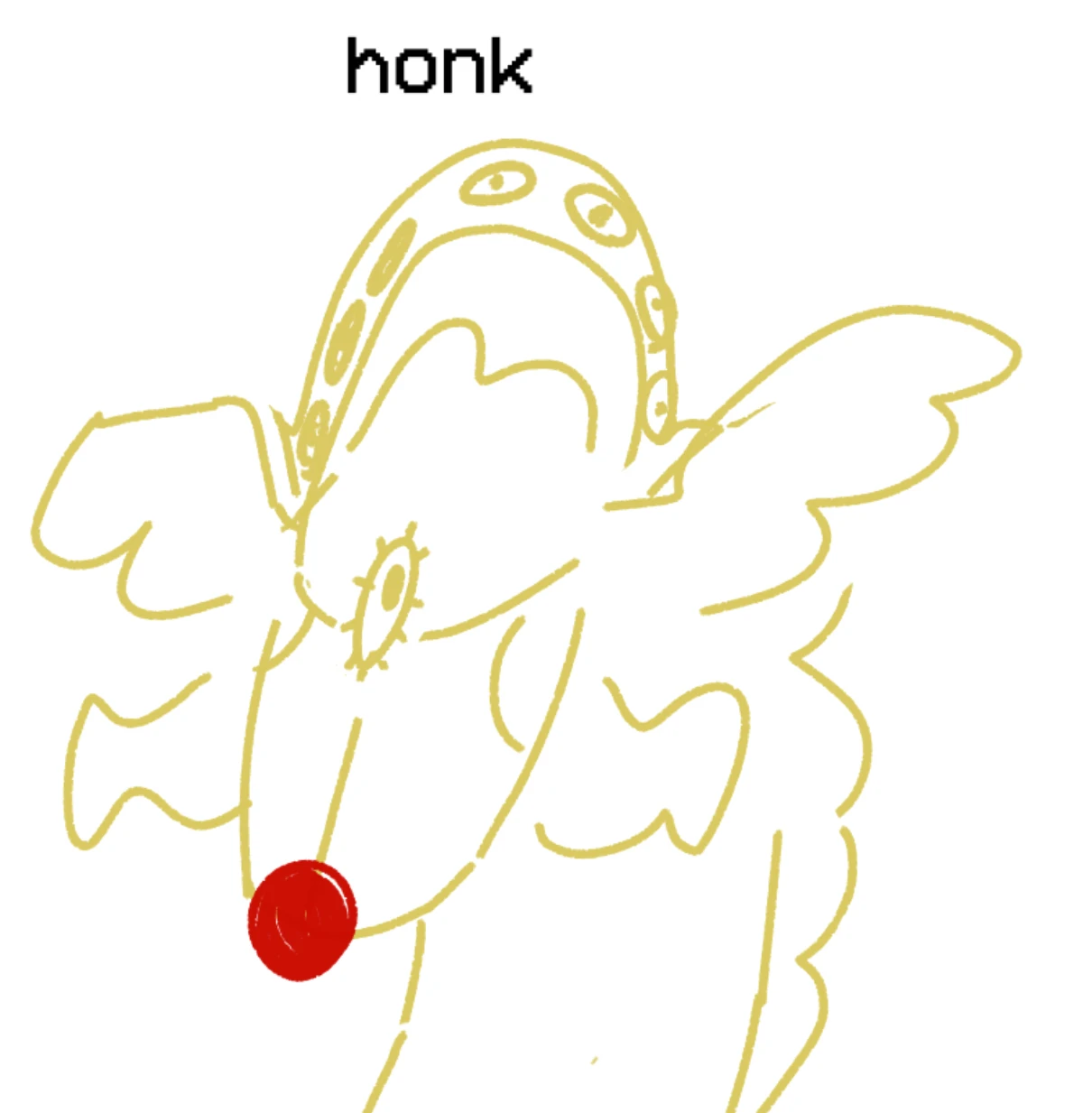 how would angelic wear a clown nose?? | Fandom