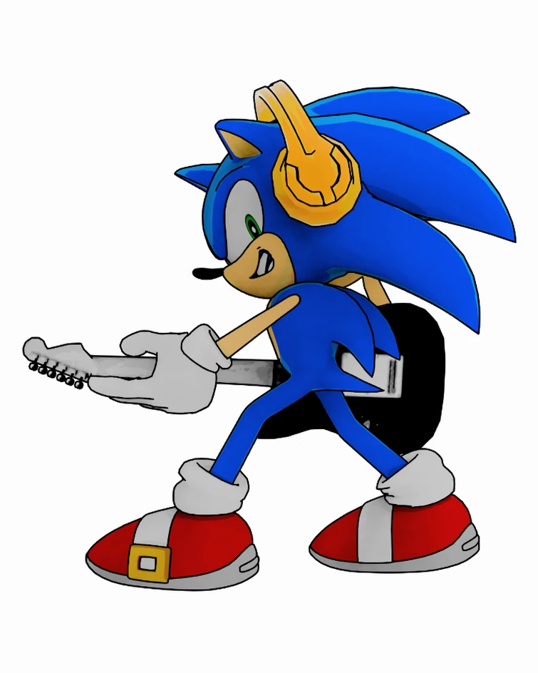 Who agrees that Sonic rocks the electric guitar perfectly? | Fandom