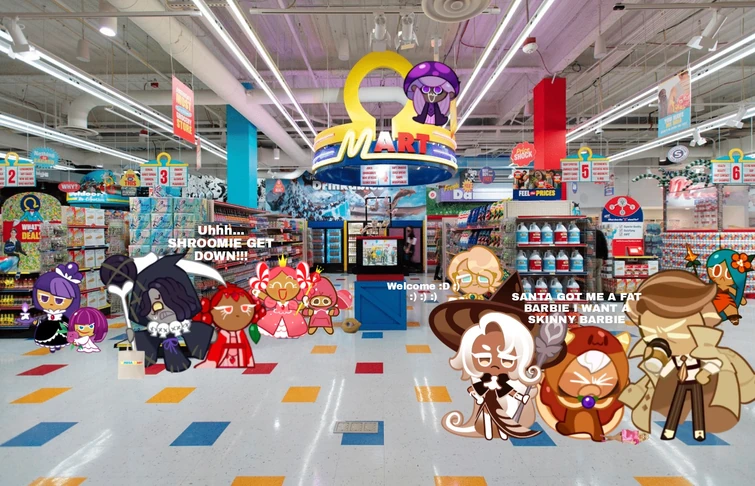 The cookies go to a totally normal shopping center! | Fandom