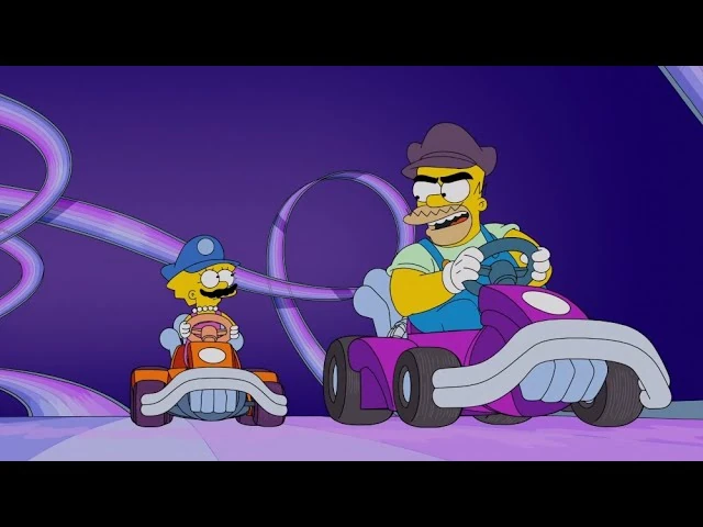Mario Kart is canon in The Simpsons | Fandom