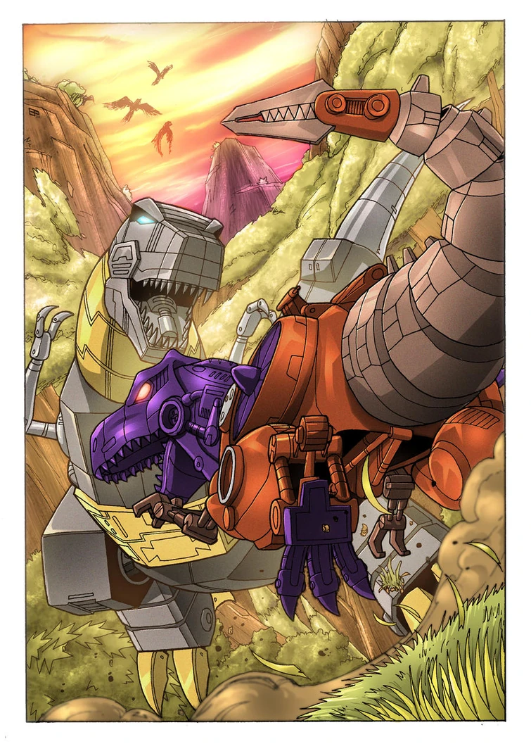 What if Dinobots meet Predacon Megatron from the Beast Wars, what ...