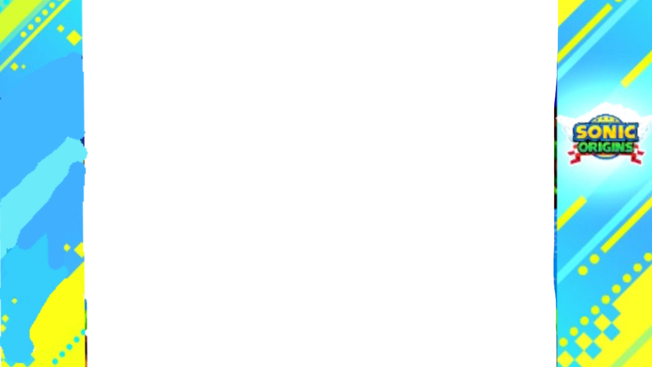 Sonic Origins letterbox template *the logo should be the layer above ...
