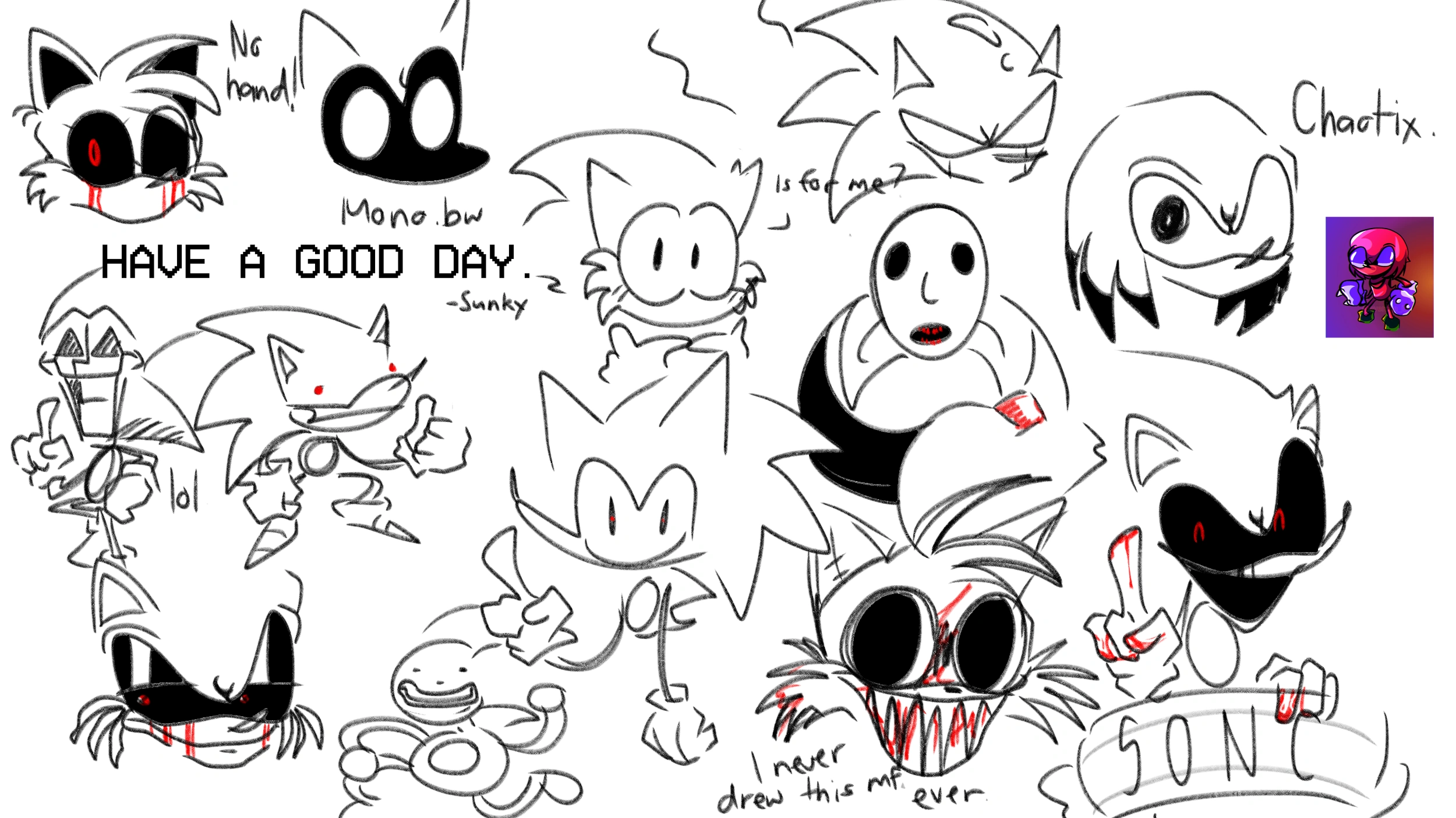 Vs. exe doodles or something lol. | Fandom