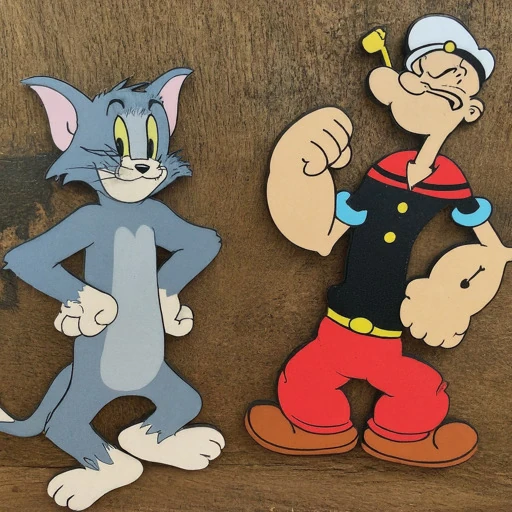 Tom, Jerry and Popeye AI Art | Fandom
