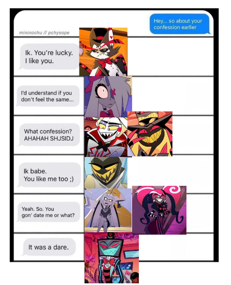 uhm just some random hazbin memes i made with random templates 🫠 | Fandom