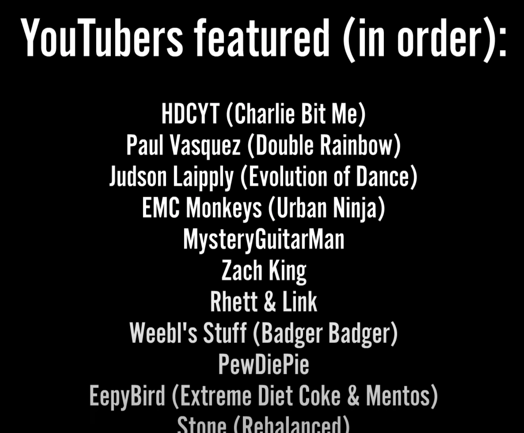 Do you know what the credits font is from Animation vs. YouTube? | Fandom