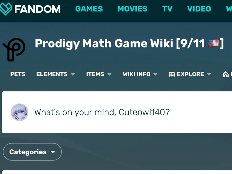Prodigy math game wiki just changed their name! | Fandom