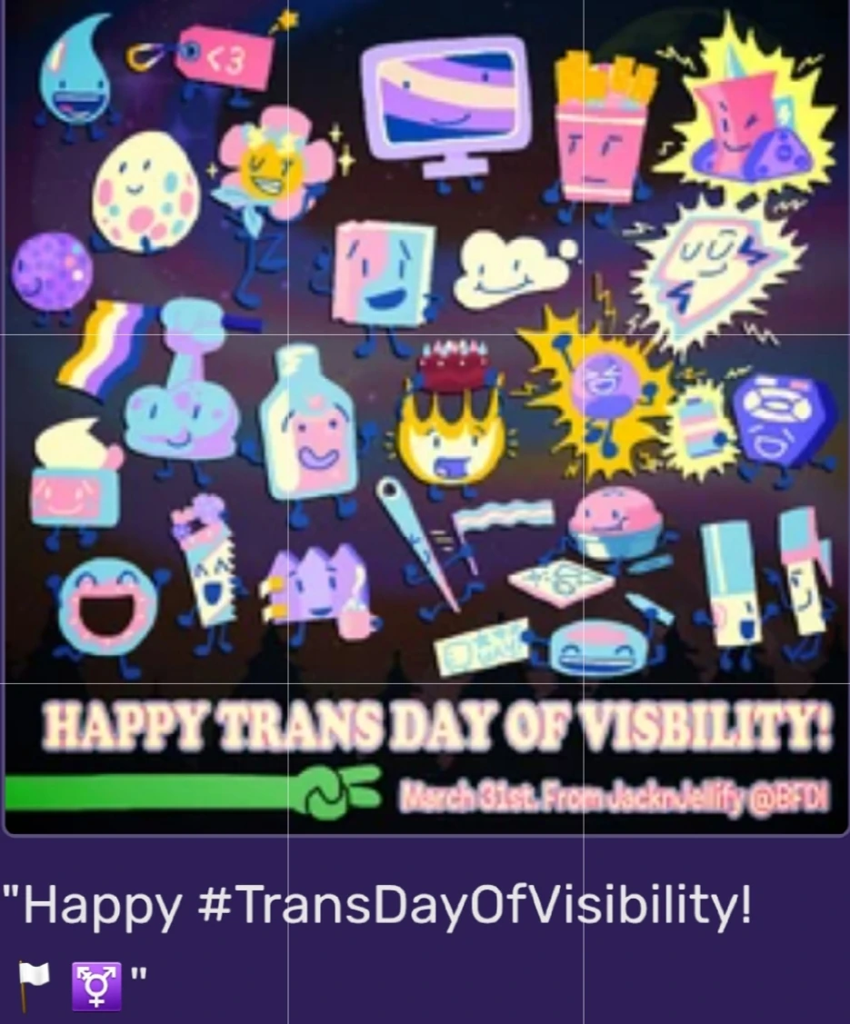 Bfdi trans suport day | Fandom