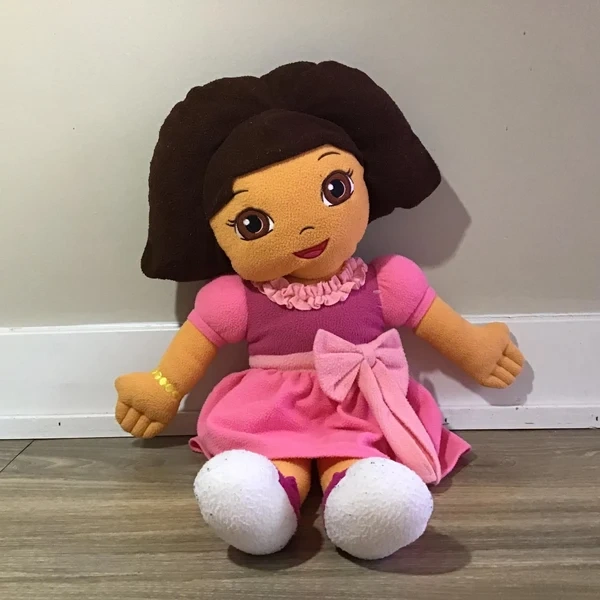 Dora plush in a pink dress | Fandom