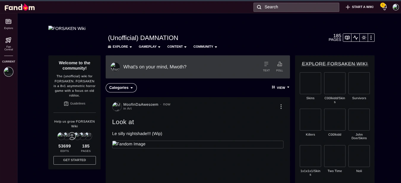 help no images are loading | Fandom