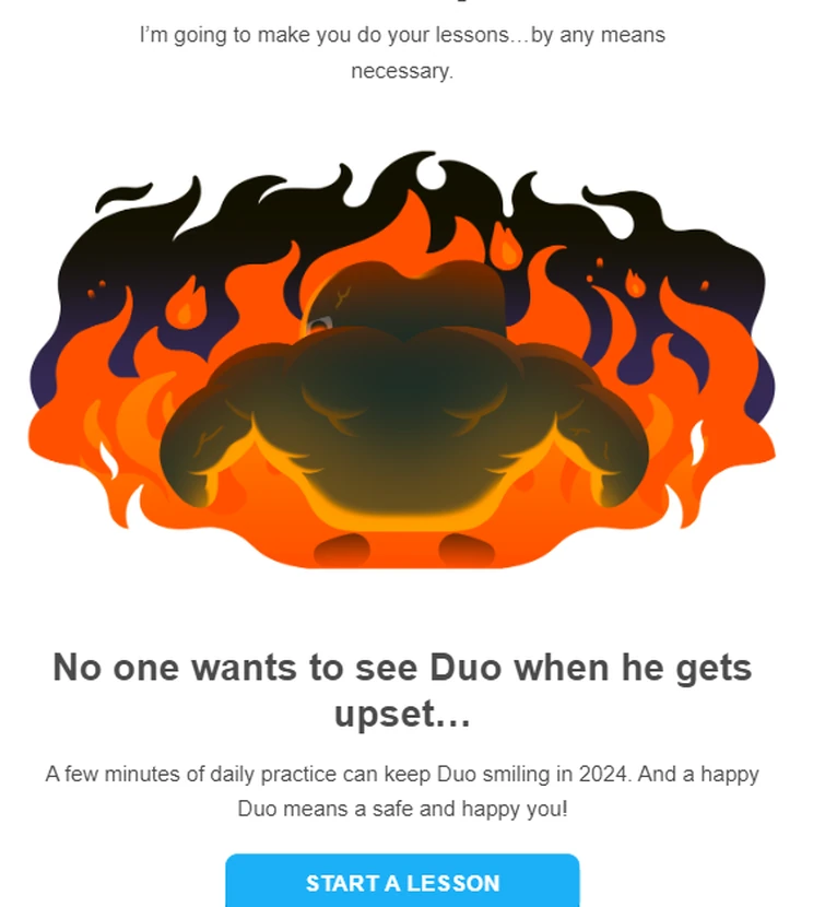 Duolingo is threatening me | Fandom