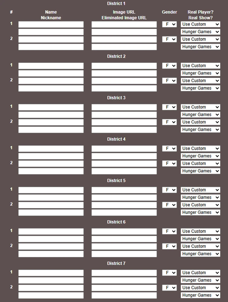 IM GOING TO DO A HUNGER GAMES (I can only have 23 users, YES im adding myself) | Fandom