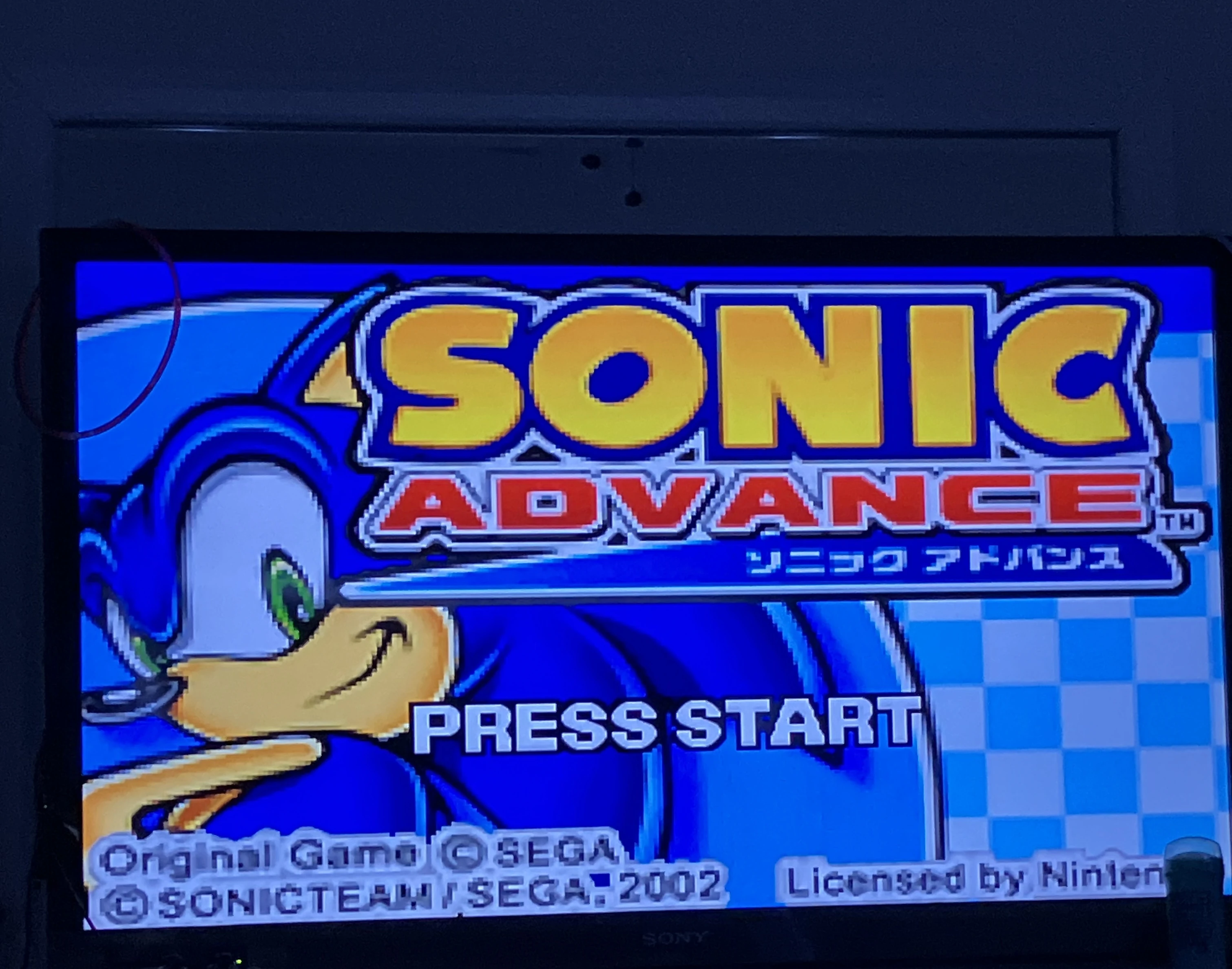playing sonic advance! | Fandom