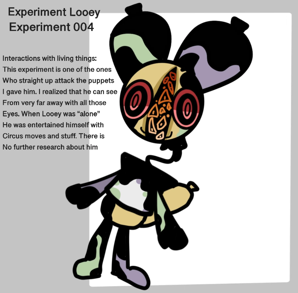 PROMISES Experiment (twisted) Looey design | Fandom