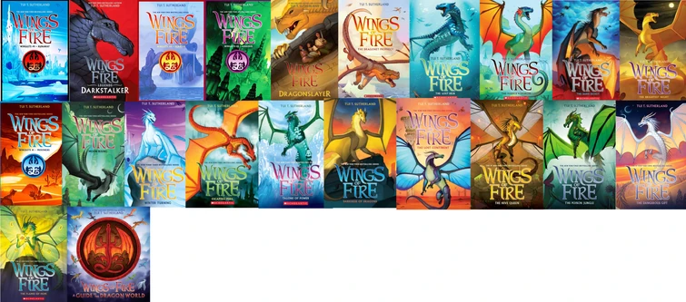 I sorted the Wings of Fire books chronologically | Fandom