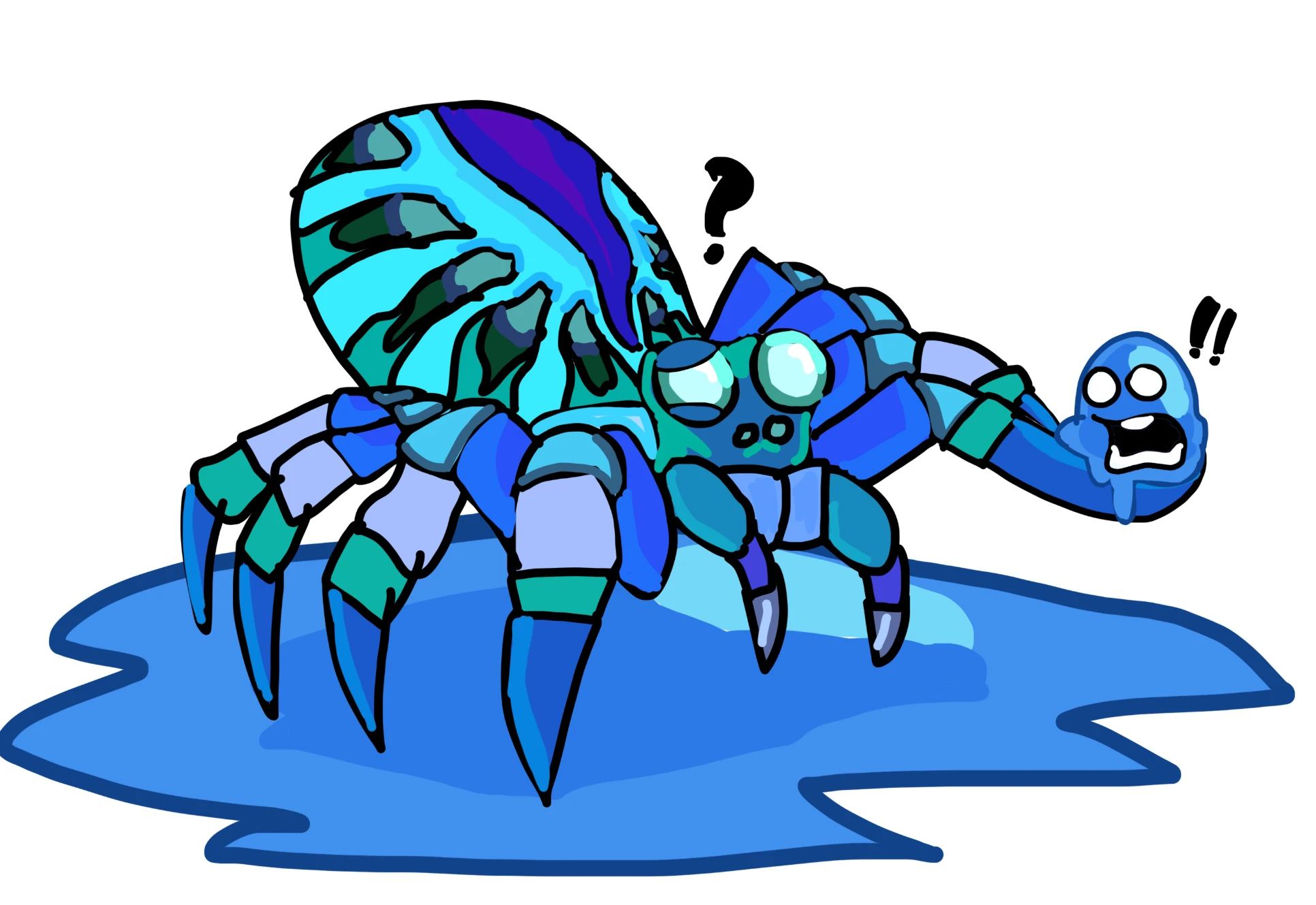 Sea spider and goo encounter each other | Fandom