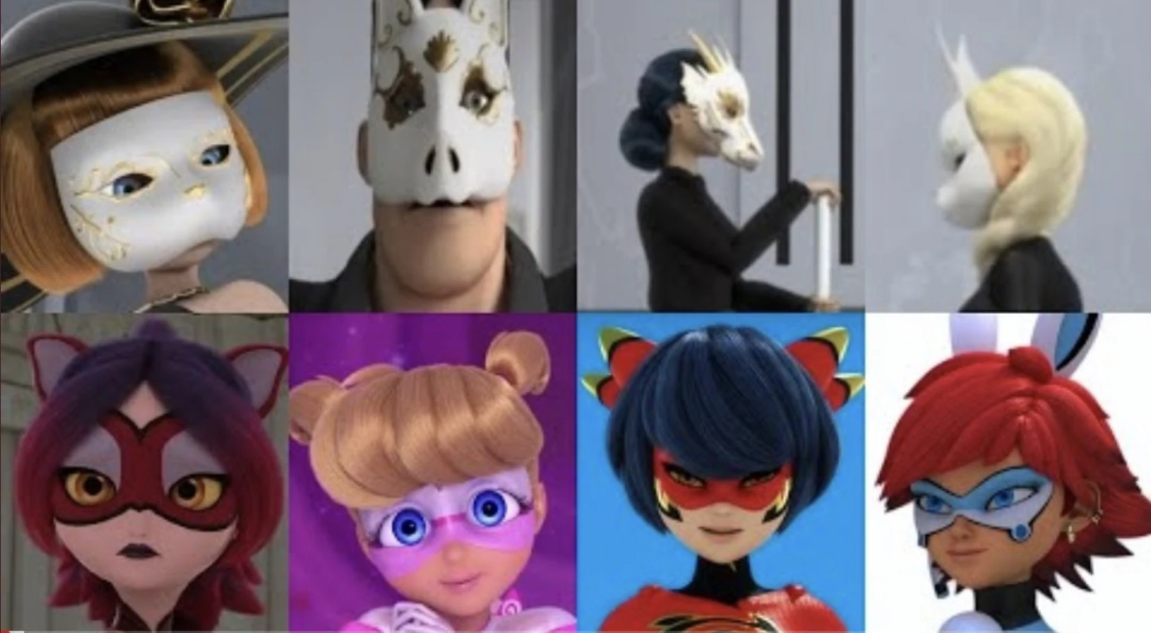 The possible akumatized with the representative miraculous. | Fandom