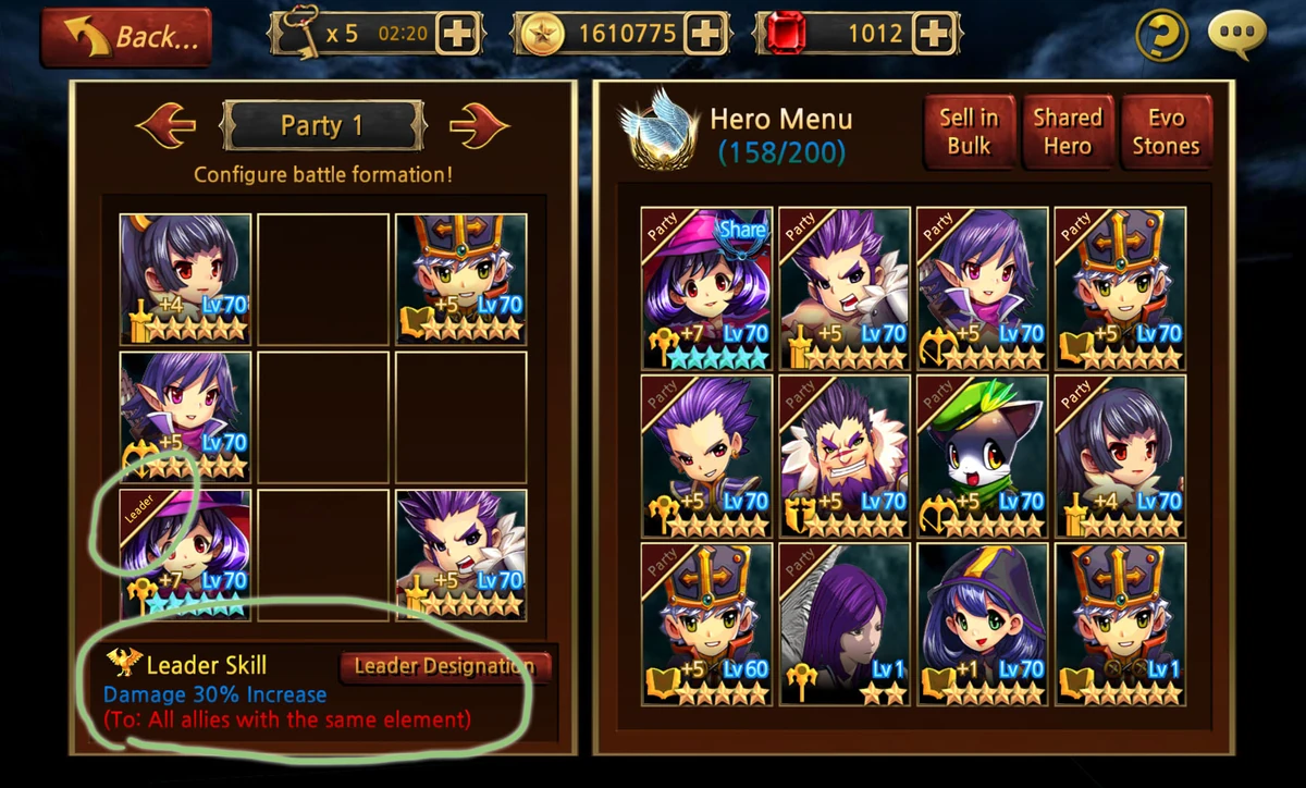 Hero Leader Skills | Celestia-Broken Sky Wikia | Fandom