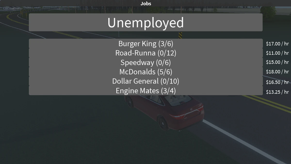 Jobs | Central Kansas Roleplay Wiki | Fandom