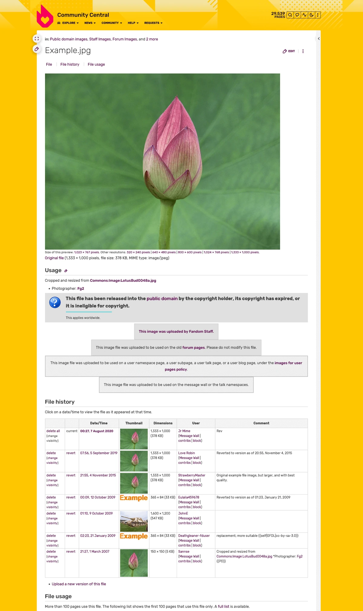 Help:File description pages | Community Central | Fandom