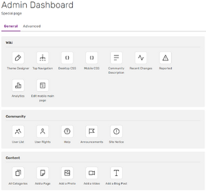 Help:Admin Dashboard | Community Central | Fandom