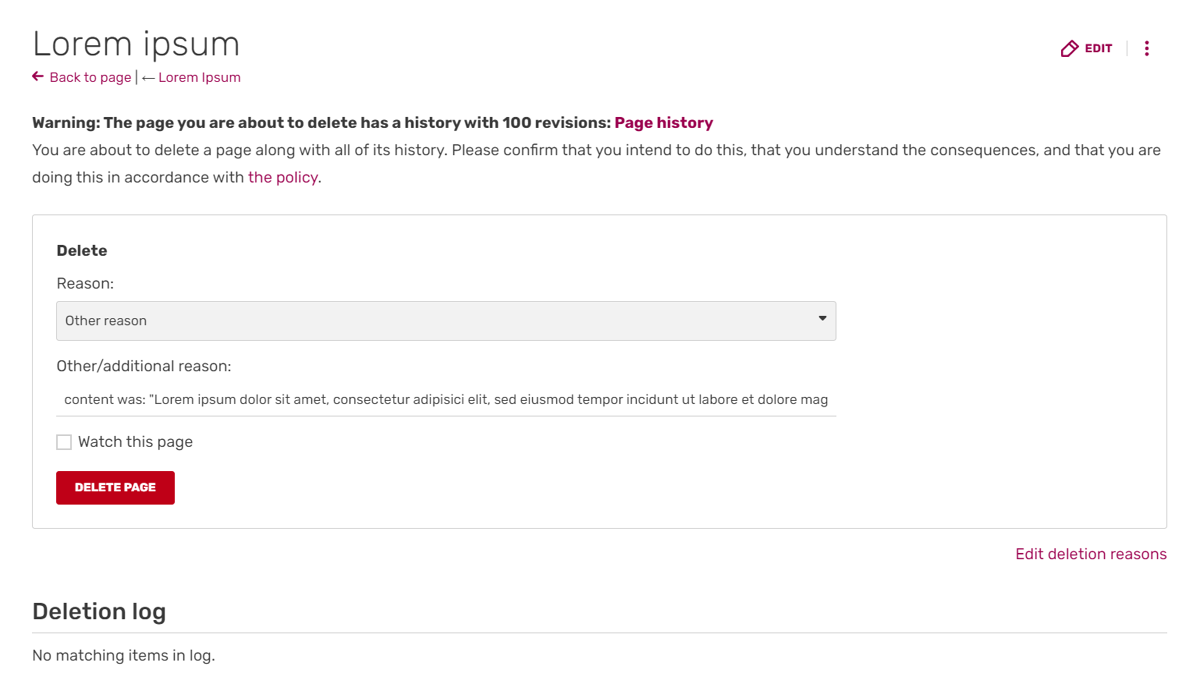 Help:Delete | Community Central | Fandom