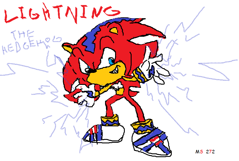 Lightning the Hedgehog | Central Sonic Fan Bureau Wiki | Fandom