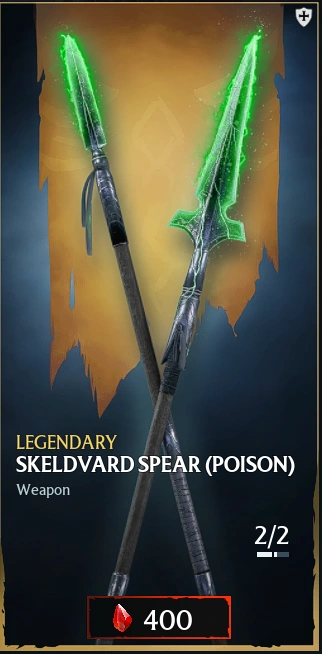 Windguard Cosmetics/Skeldvard Spear (Poison) | Century: Age Of Ashes Wiki | Fandom