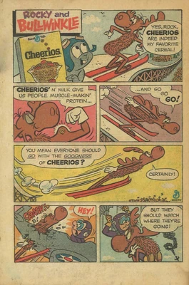 Rocky and Bullwinkle - Cheerios Comic Ads | Cereal Wiki | Fandom