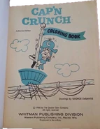 Whitman - Cap'n Crunch - Coloring Book - 1968 | Cereal Wiki | Fandom