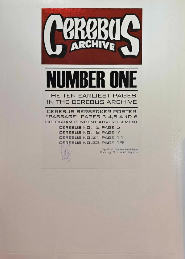Cerebus Archive (portfolios) | Cerebus Wiki | Fandom